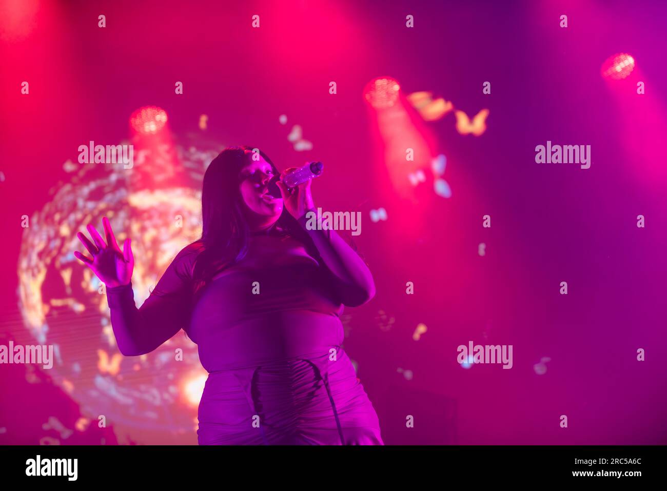 English rapper Shygirl aka Blane Muise performs live on the stage ...