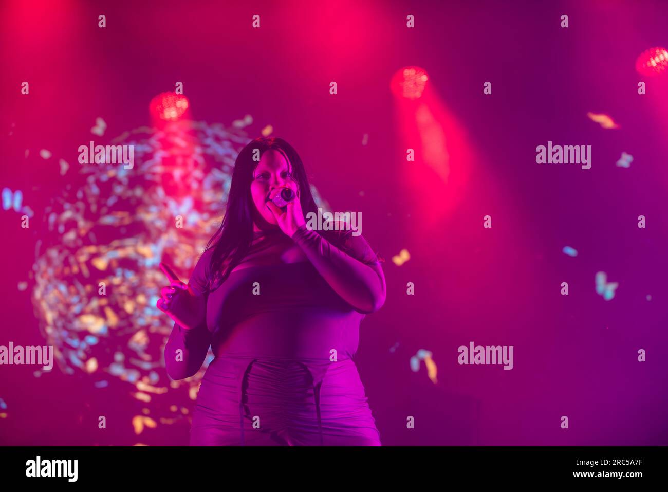 English rapper Shygirl aka Blane Muise performs live on the stage ...