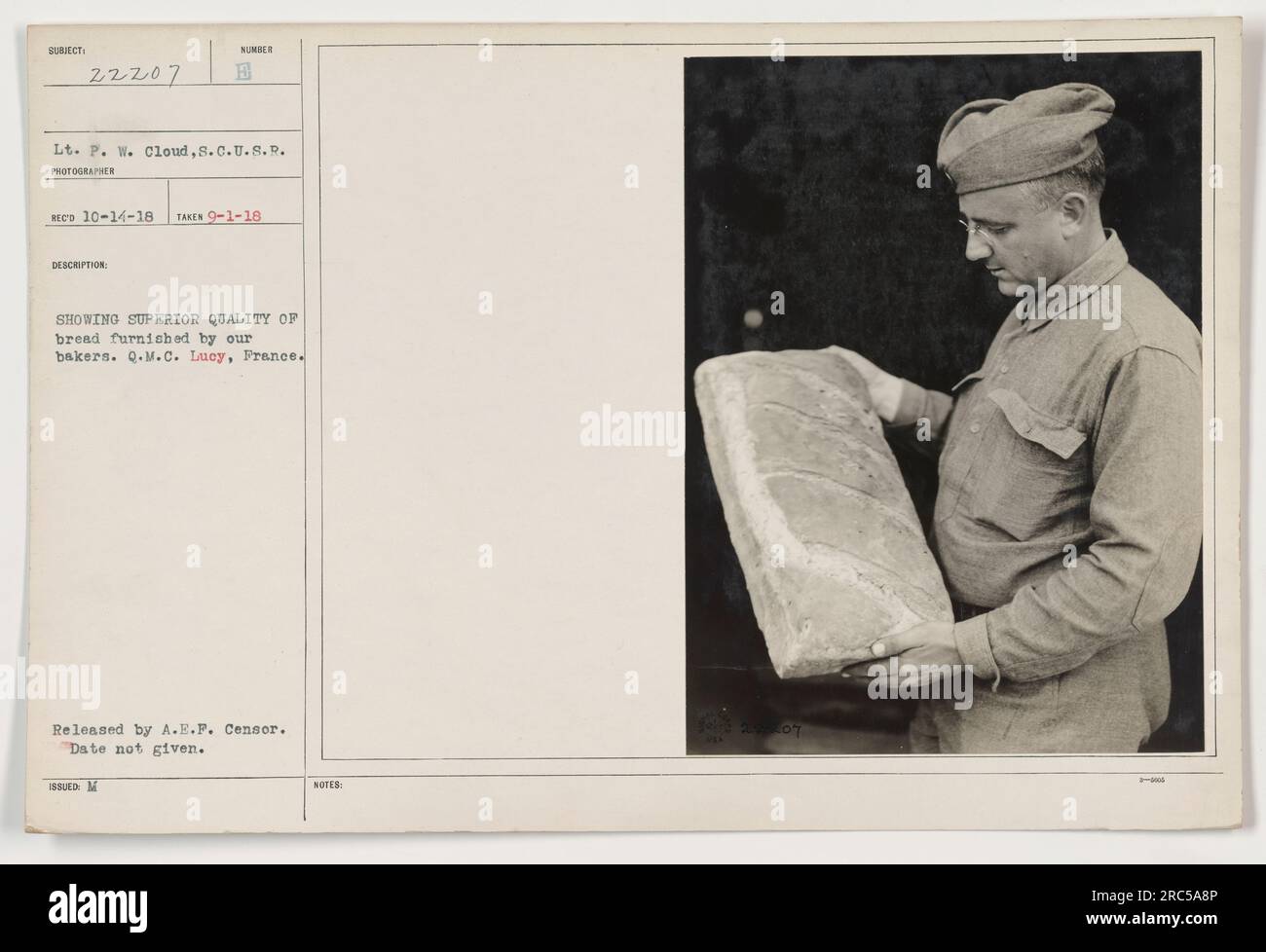 of bread made by American bakers in France during World War I. This ...