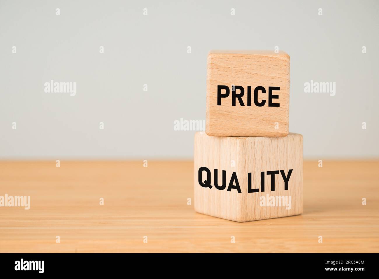 prices, quality, wooden blocks with written text, quality price ...
