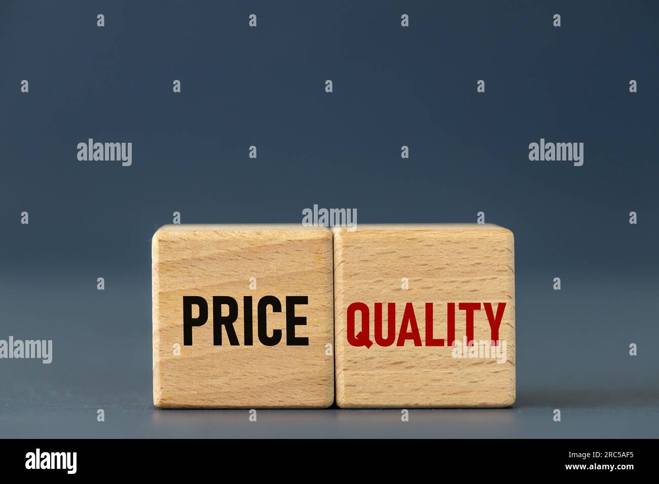 prices, quality, wooden blocks with written text, quality price ...