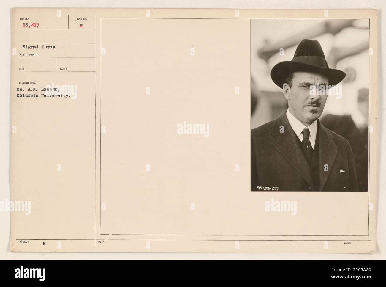 Dr. A. K. Lobeck, a staff member from Columbia University, is seen in ...