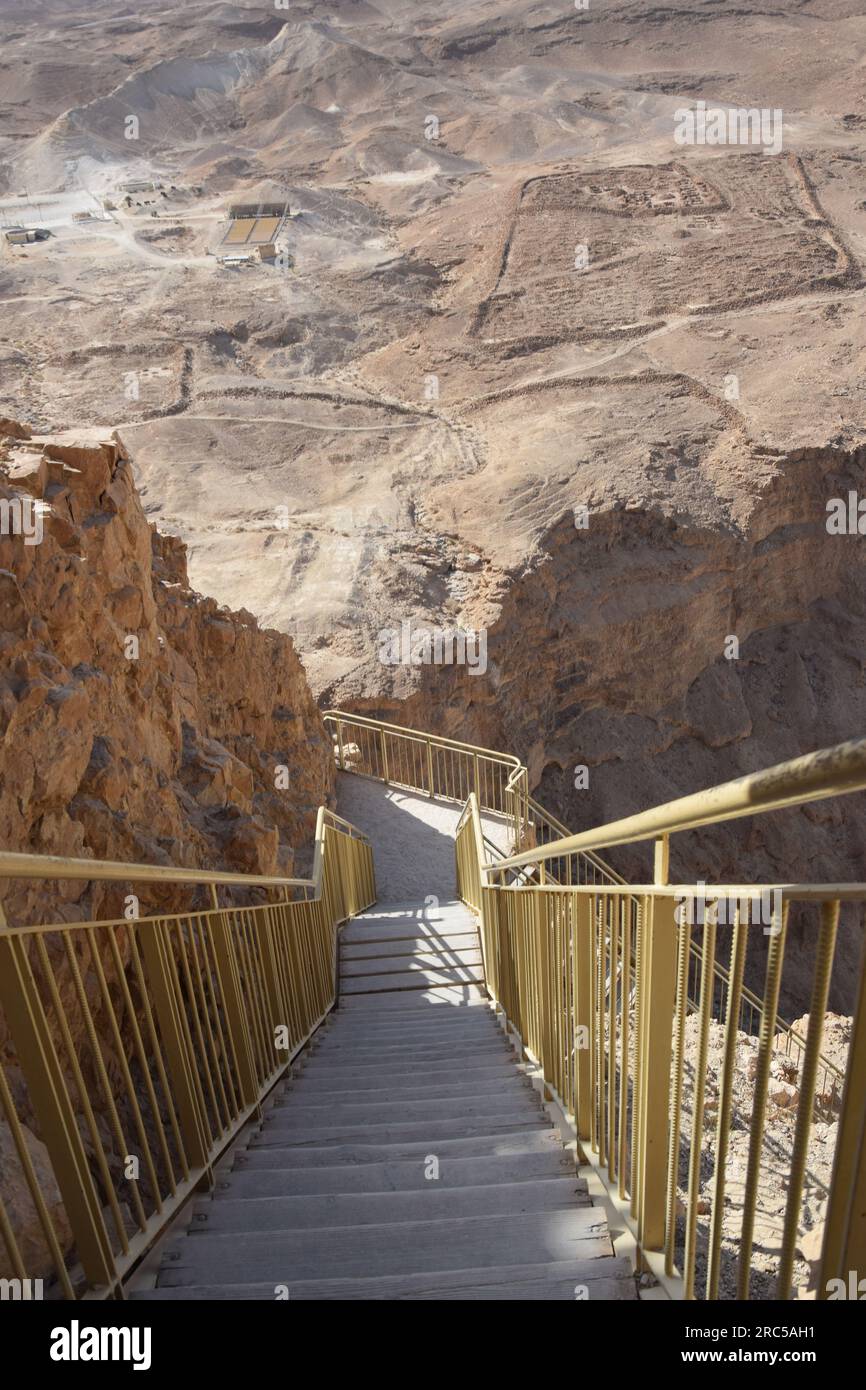 Masada National Park - Ruins of fortification and King Harod's Palace ...