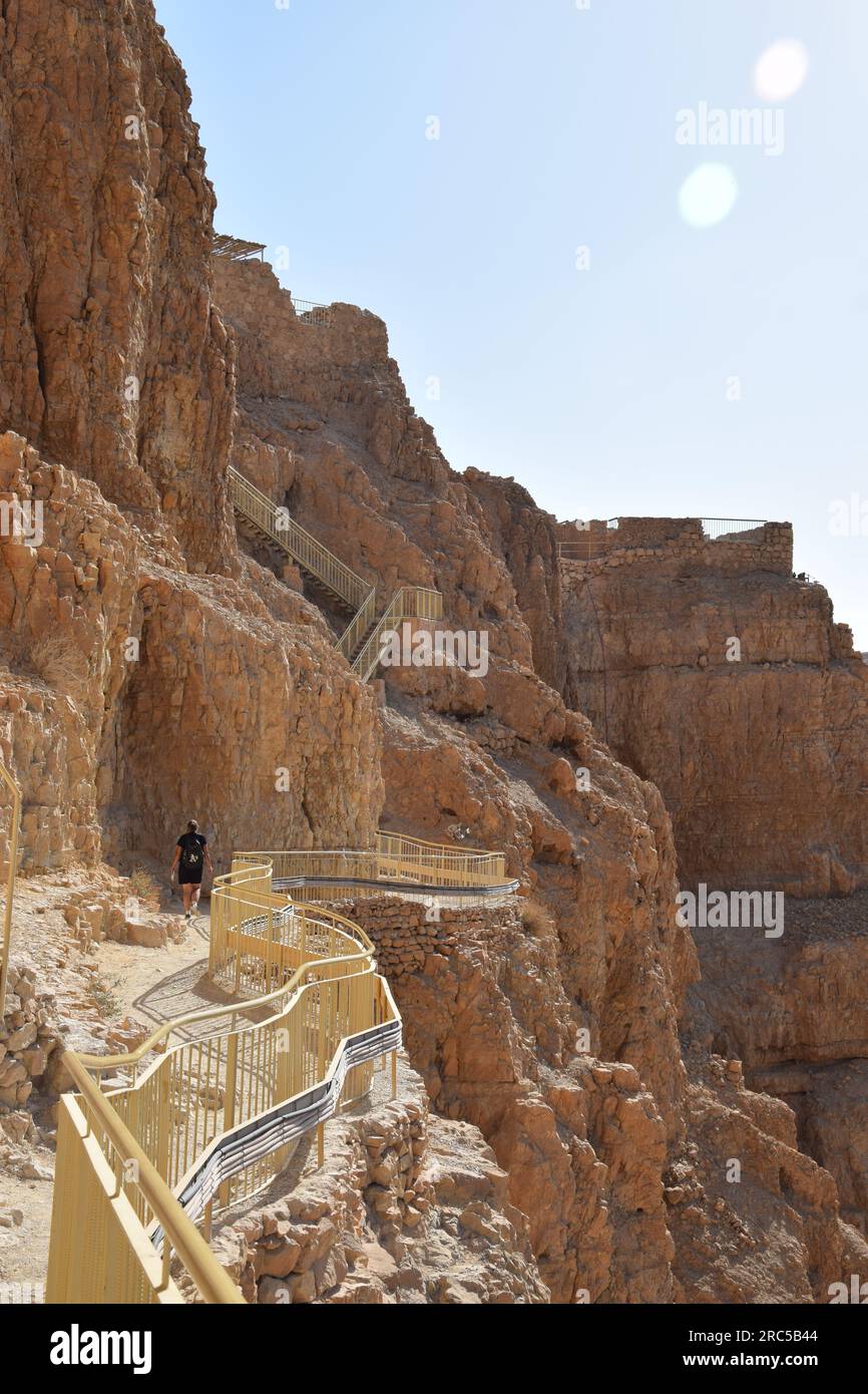 Masada National Park - Ruins of fortification and King Harod's Palace ...