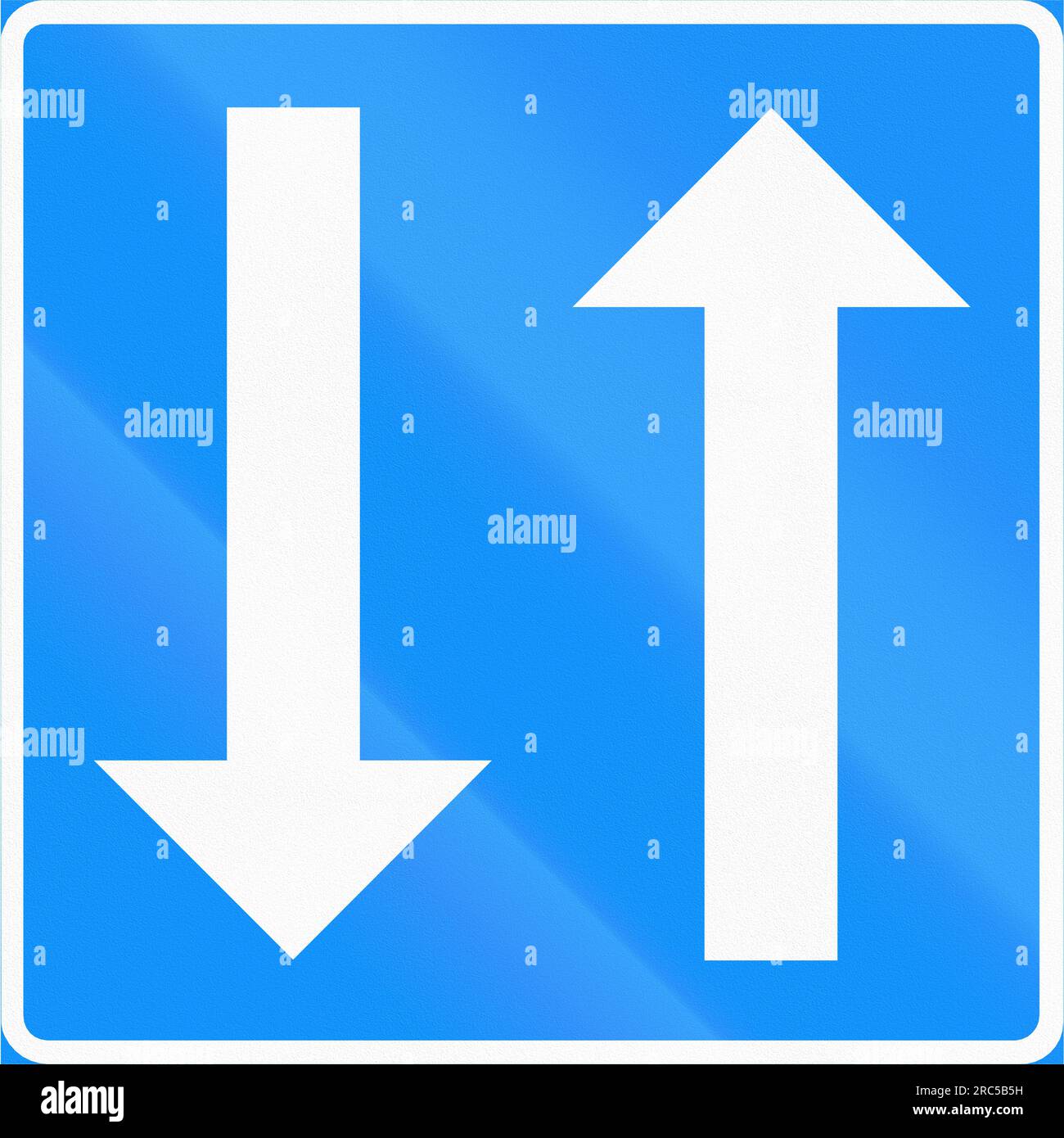 Road sign 522 in Finland - Passing place (on narrow roads Stock Photo ...