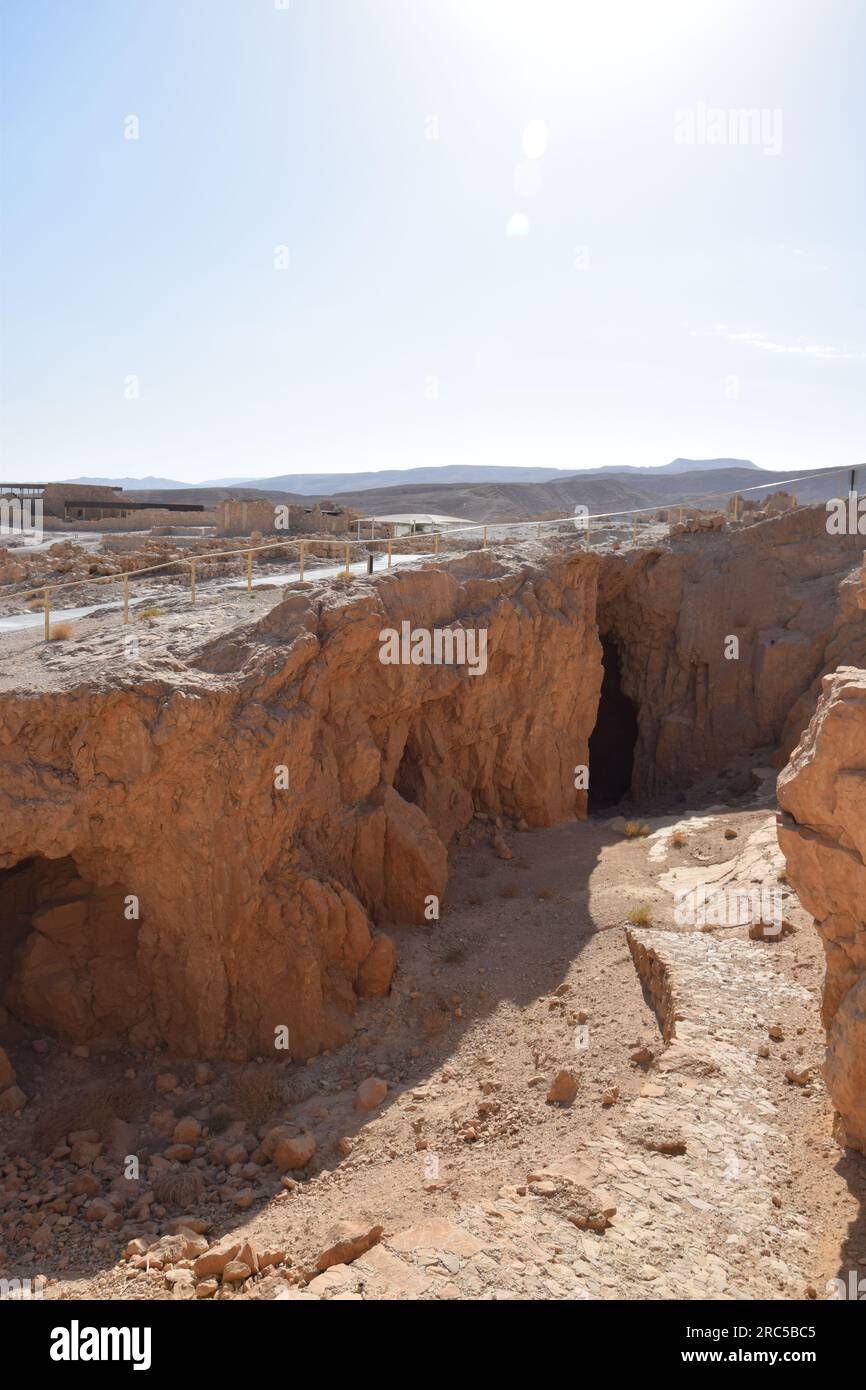 Masada National Park - Ruins of fortification and King Harod's Palace ...