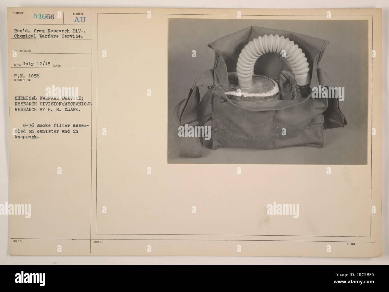 Knapsack with smoke filter hi-res stock photography and images - Alamy