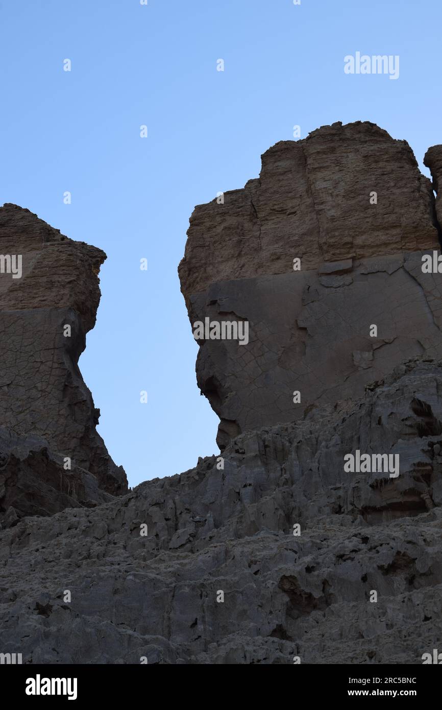 Lot's Wife Rock Formation - Mount Sodom near the Lower Basin of the ...