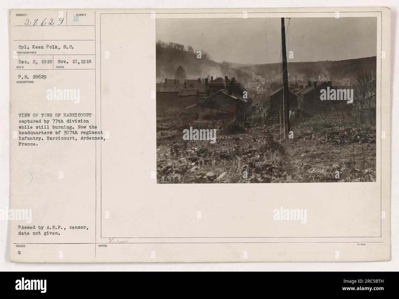 307th regiment infantry hi-res stock photography and images - Alamy