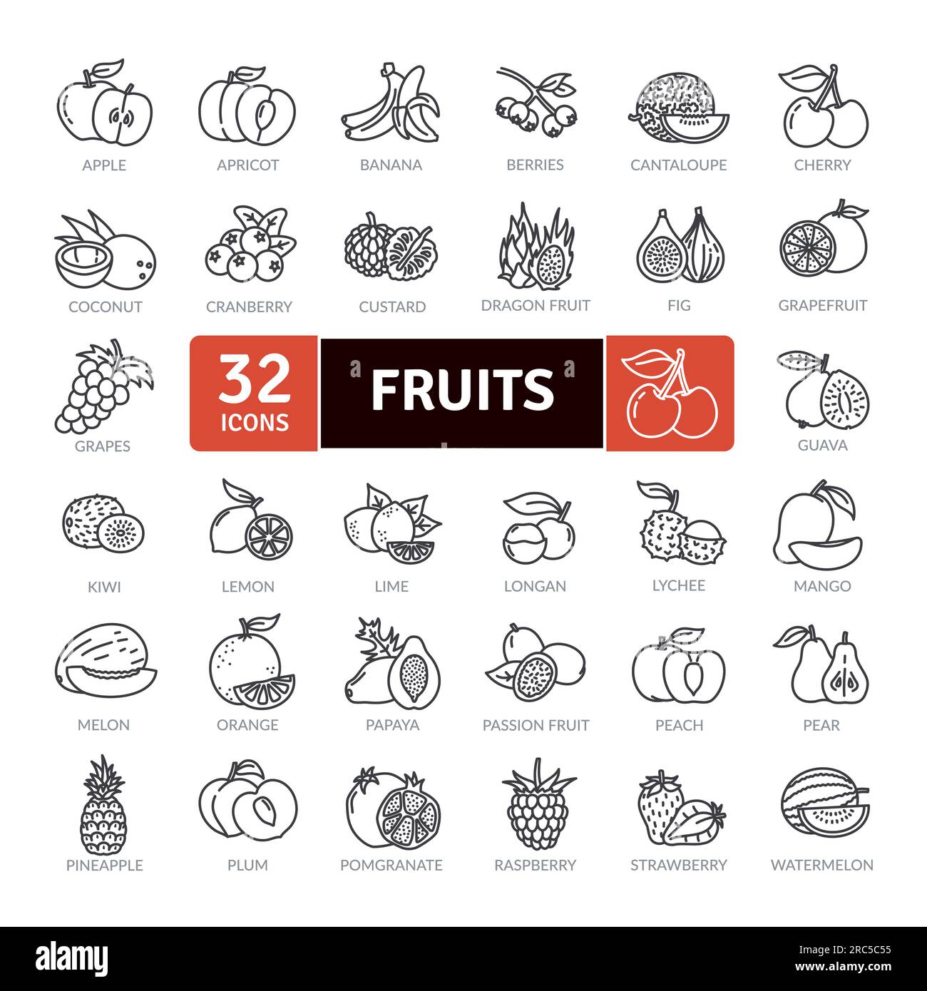 Apricot custard Stock Vector Images - Alamy