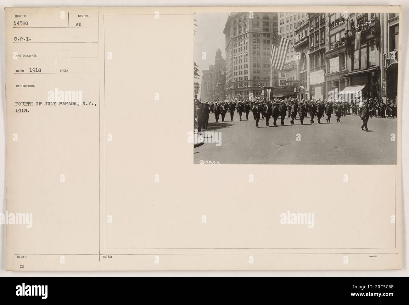 "American soldiers marching in the Fourth of July Parade in New York ...