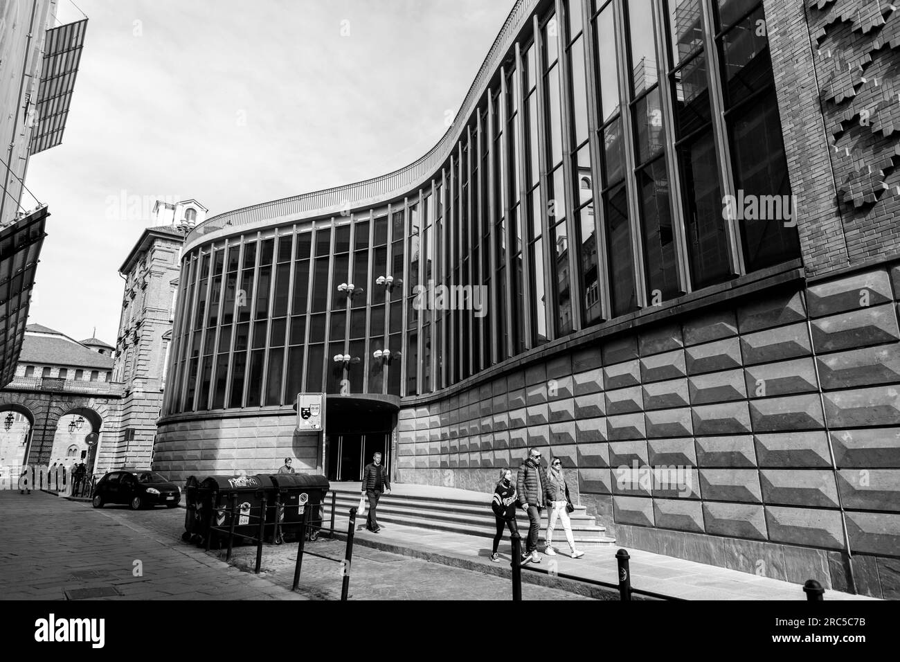 Torino the bull Black and White Stock Photos & Images - Alamy
