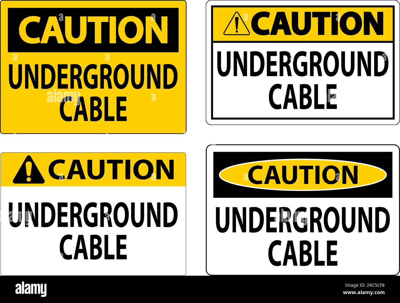 High voltage underground power cable Cut Out Stock Images & Pictures ...