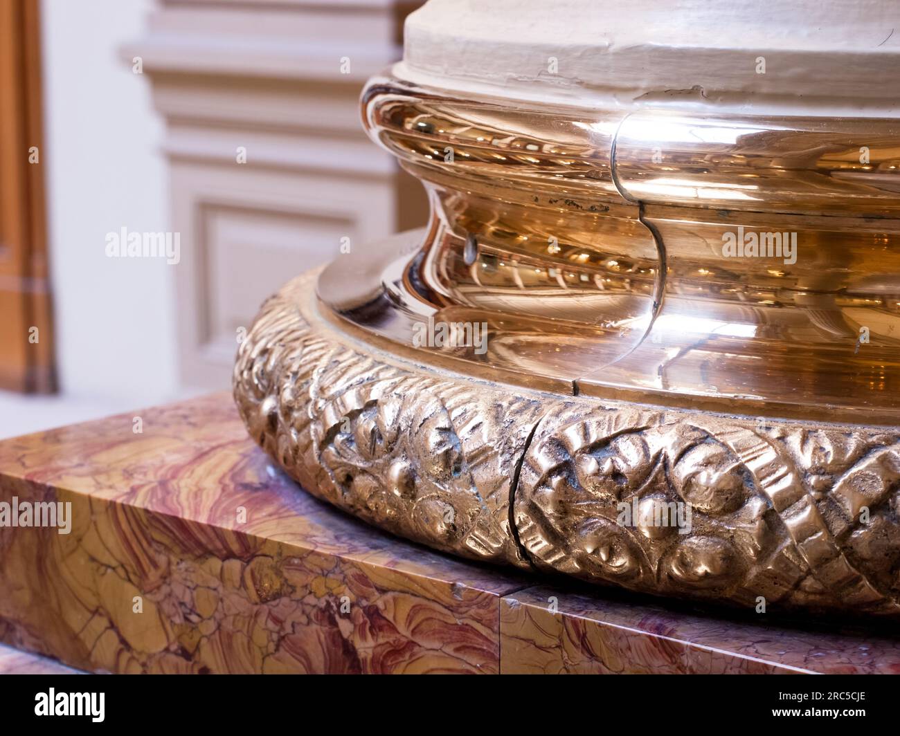 Base of the column Stock Photo - Alamy
