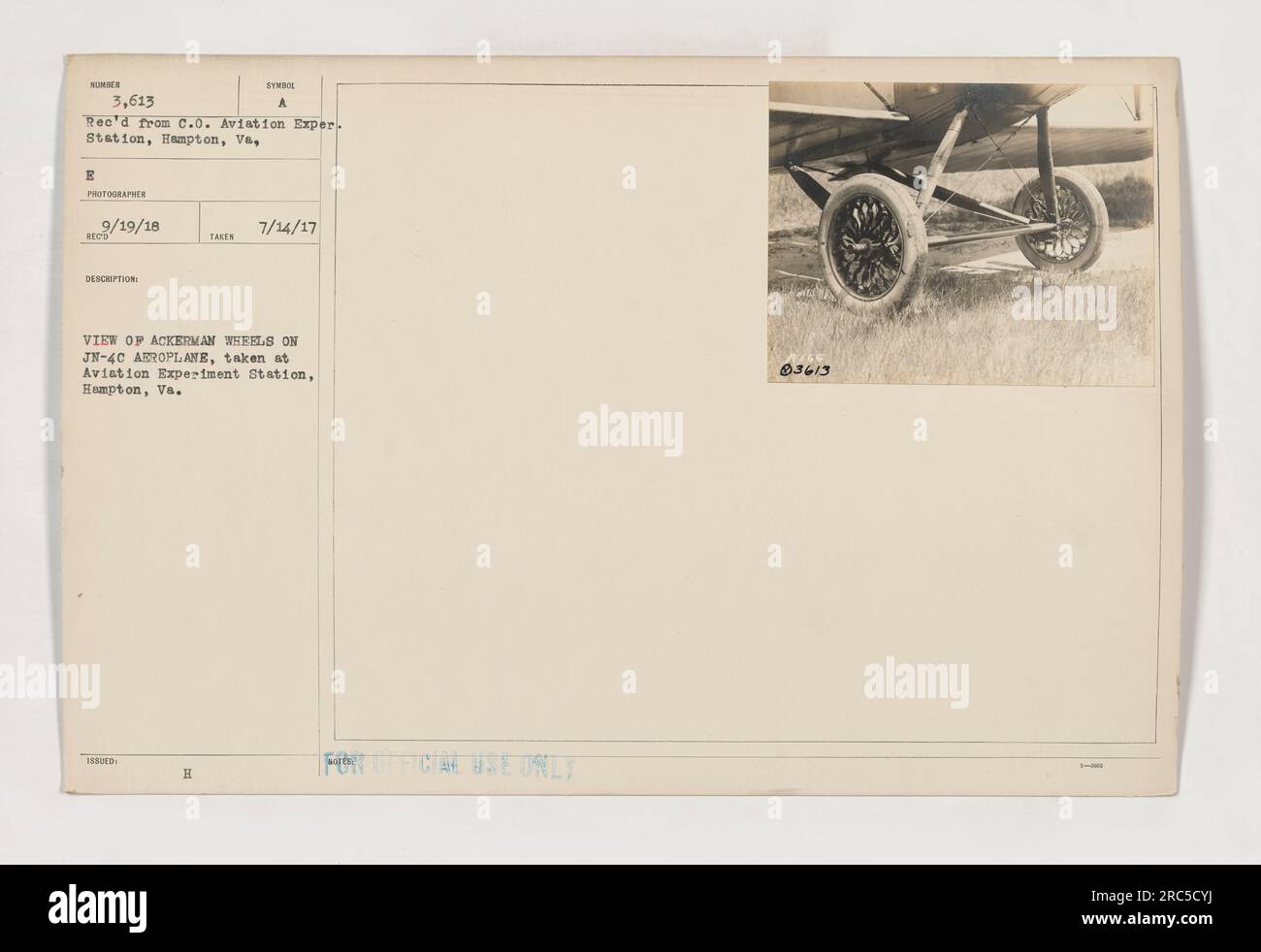 Photograph shows a close-up view of the Ackerman wheels on a JH-4C ...