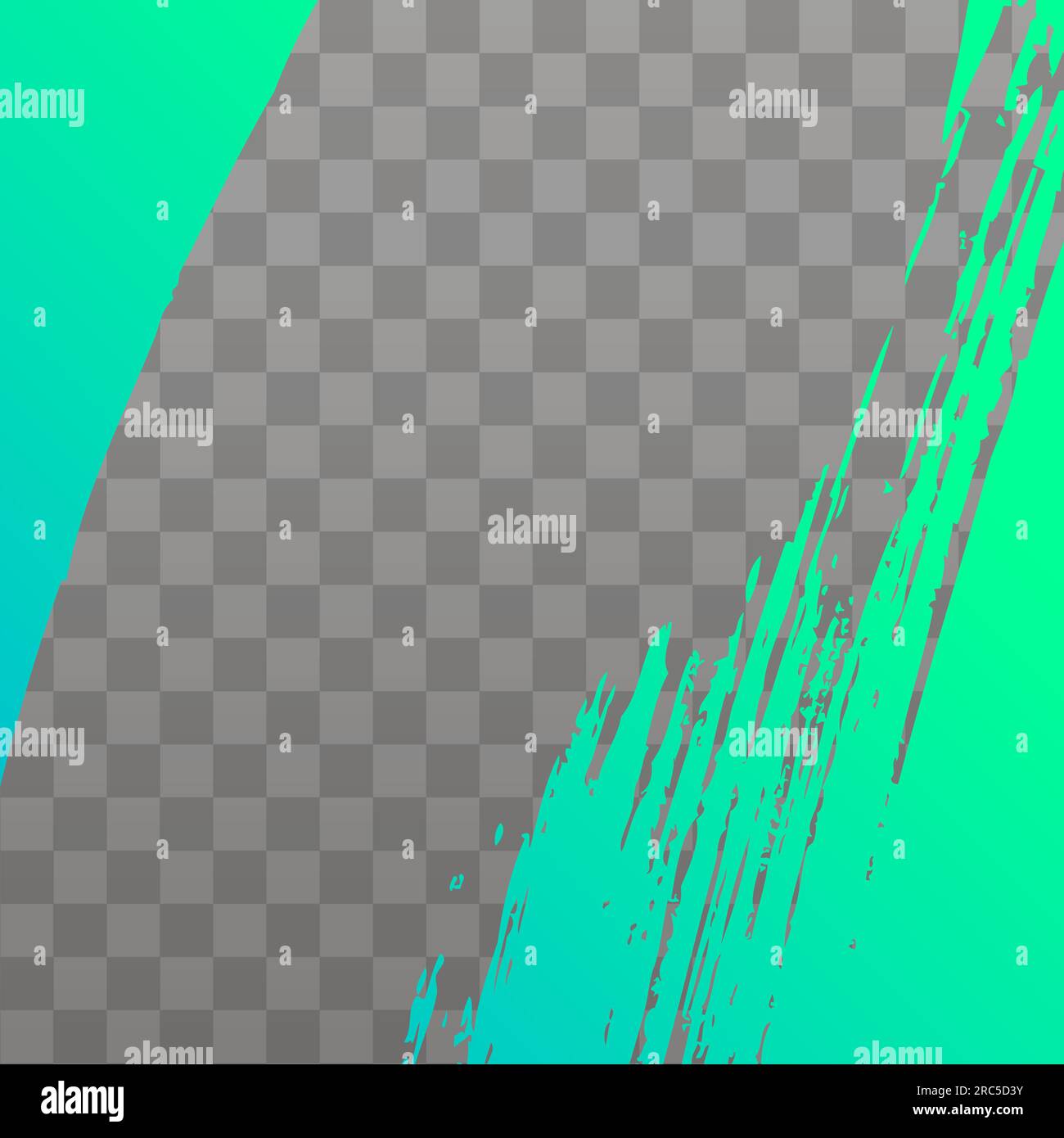 Grunge overlay. Hand drawn brush stroke abstract frame. Transparent ...