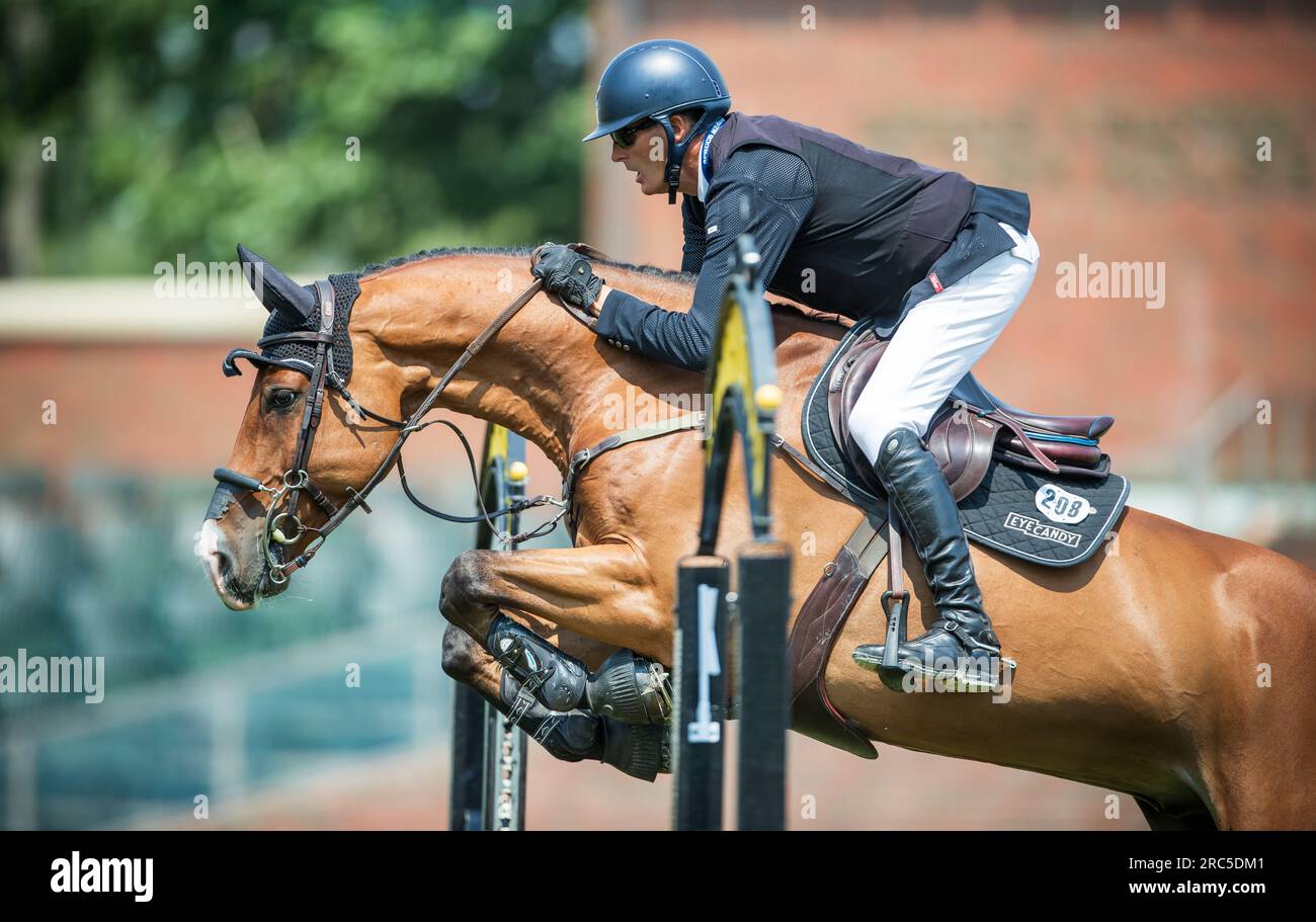 Paul O'Shea of Ireland competes in the Rolex North American Grand Prix ...