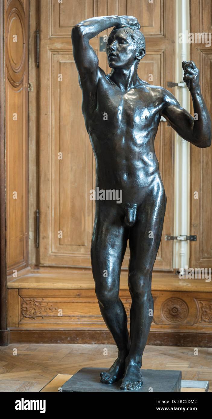 The Age of Bronze (L'Age d'Airain) sculpture, Rodin Museum, Paris ...