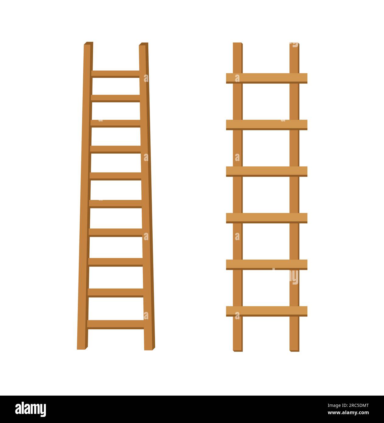 Wooden Stairs or Step Ladders for Domestic and Construction Needs vector icon for web design ...