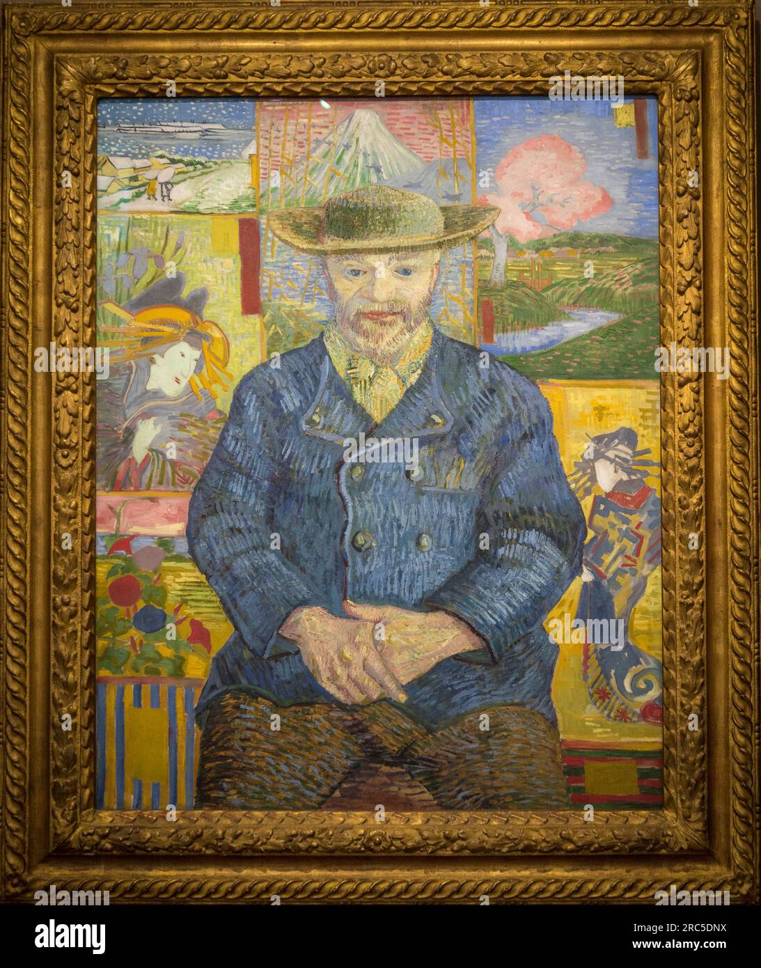 Pere Tanguy painting by Vincent Van Gogh, Rodin Museum, Paris, France ...