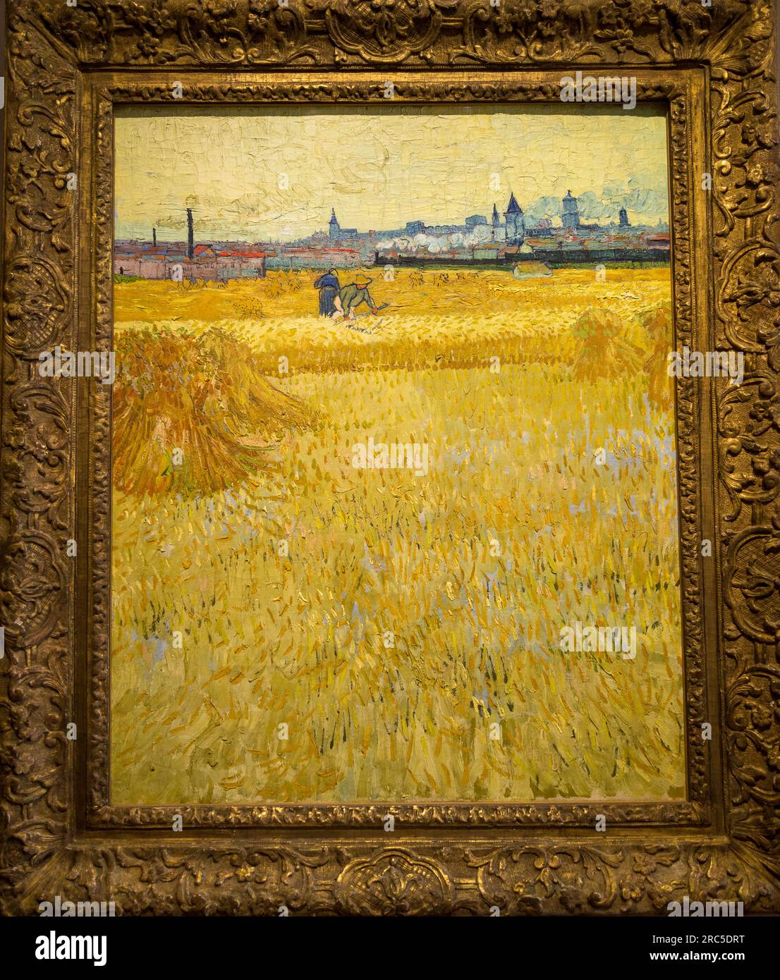 The Harvesters painting by Vincent Van Gogh, Rodin Museum, Paris ...