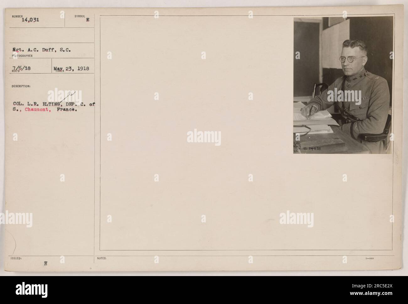 American soldiers marching in formation during World War One Stock ...