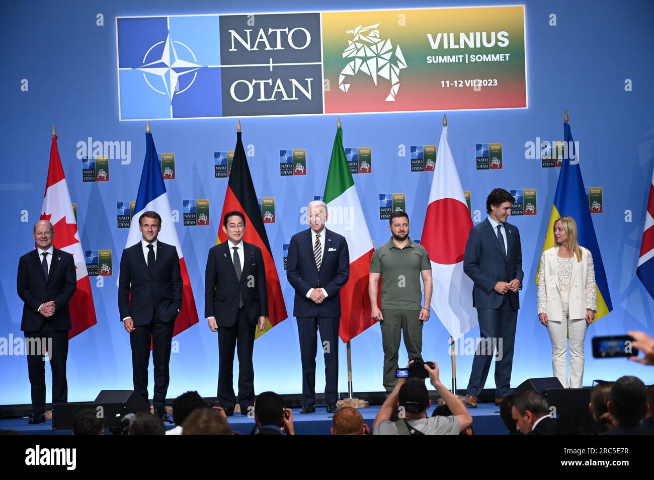 Vilnius, Lithuania. 12th July, 2023. Nato Public Forum 2023 at the ...