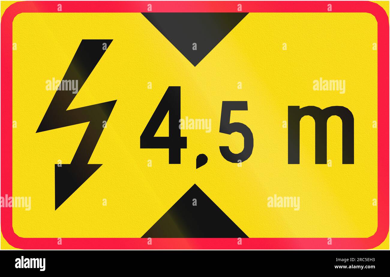 Additional traffic sign in Finland - Height of overhead power line ...