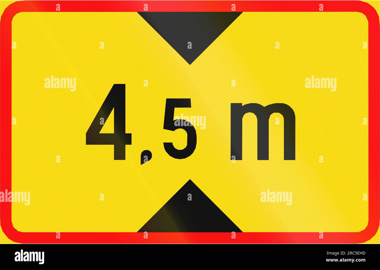 Additional traffic sign in Finland - Free height Stock Photo - Alamy