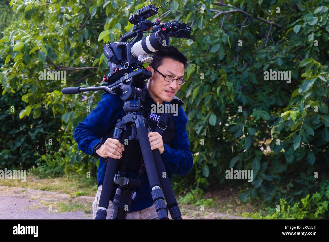 Fletcher Yeung, Camera Operators working with Nick Dole, a Europe ...