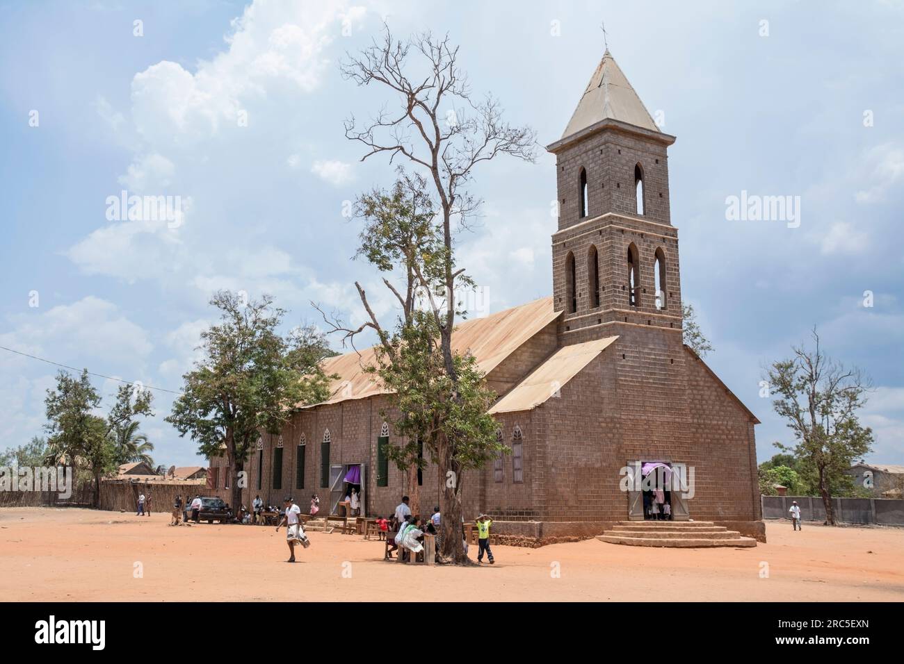 Church in Belo Tsiribihina, Madagascar Stock Photo - Alamy