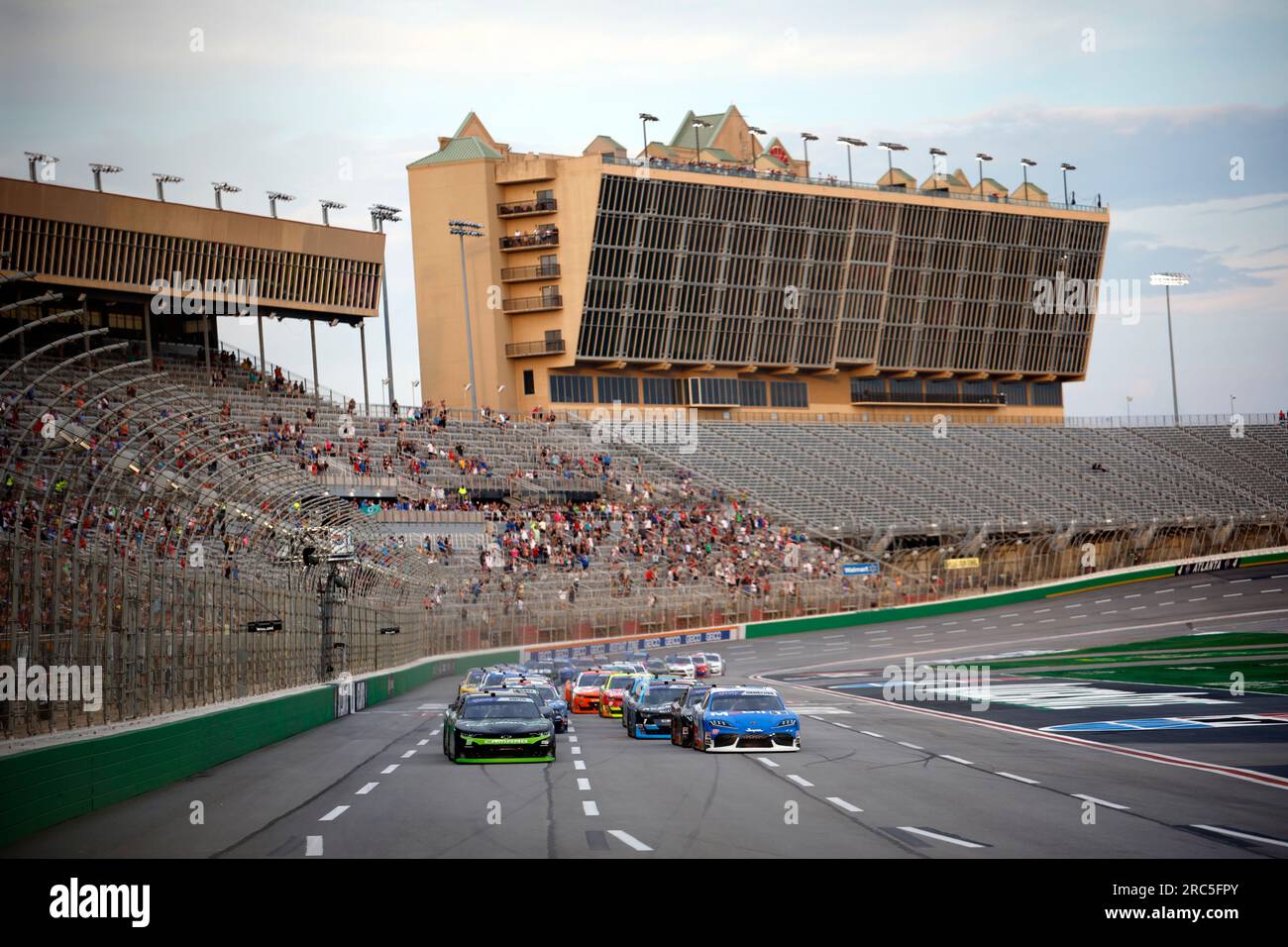 Hampton, GA, USA. 8th July, 2023. NASCAR Xfinty Driver, Chandler Smith ...