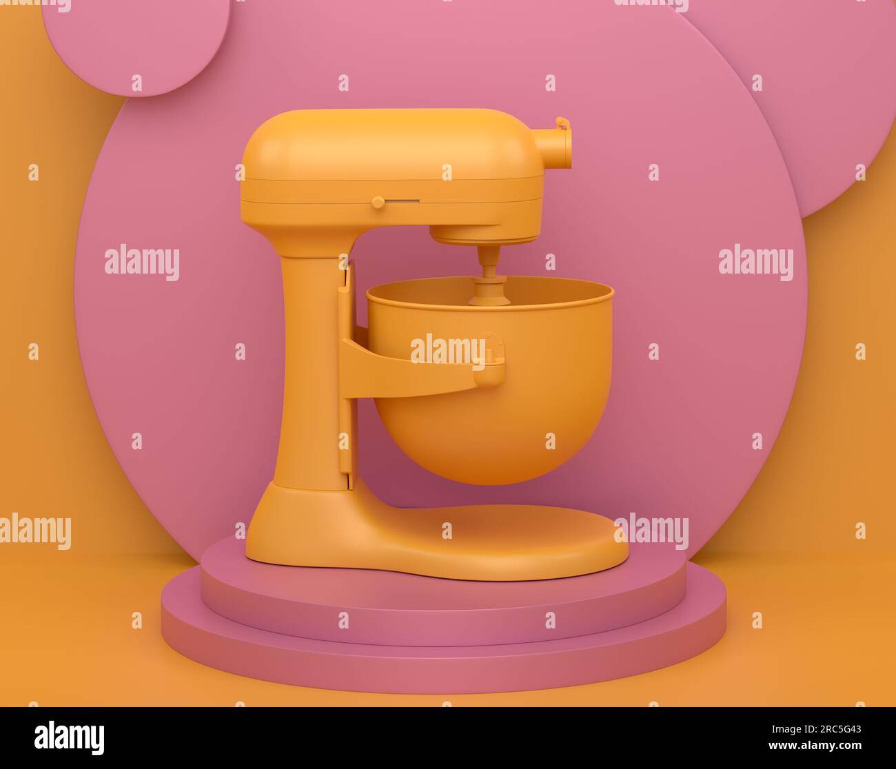 Abstract Scene Or Podium For Product Showcase With Blender On Monochrome Background 3d Render