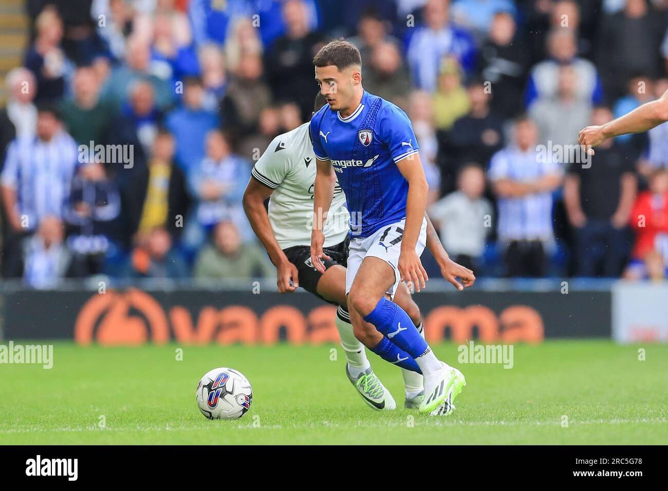 Chesterfield, UK. 11th July, 2023. Chesterfield midfielder Armando ...