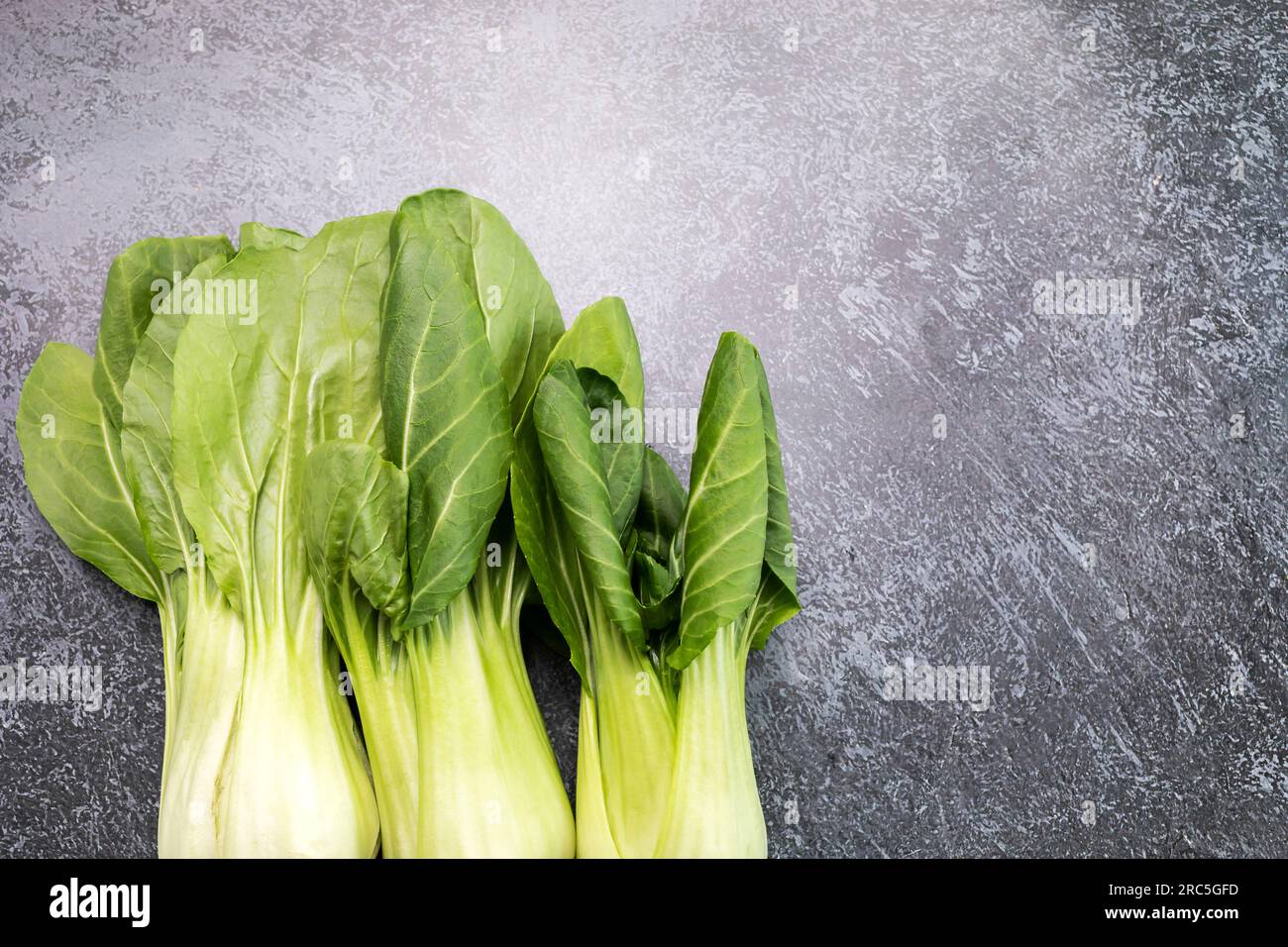 Fresh Organic Pak Choi, Bok Choy, a Chinese Cabbage, Raw Natural ...