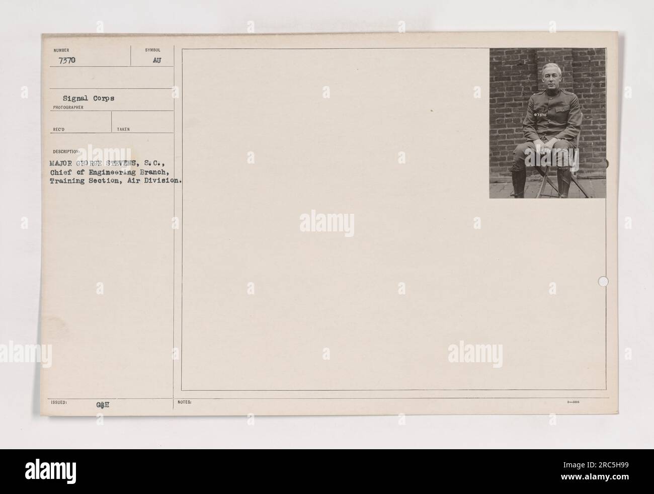 Major george stevens hi-res stock photography and images - Alamy