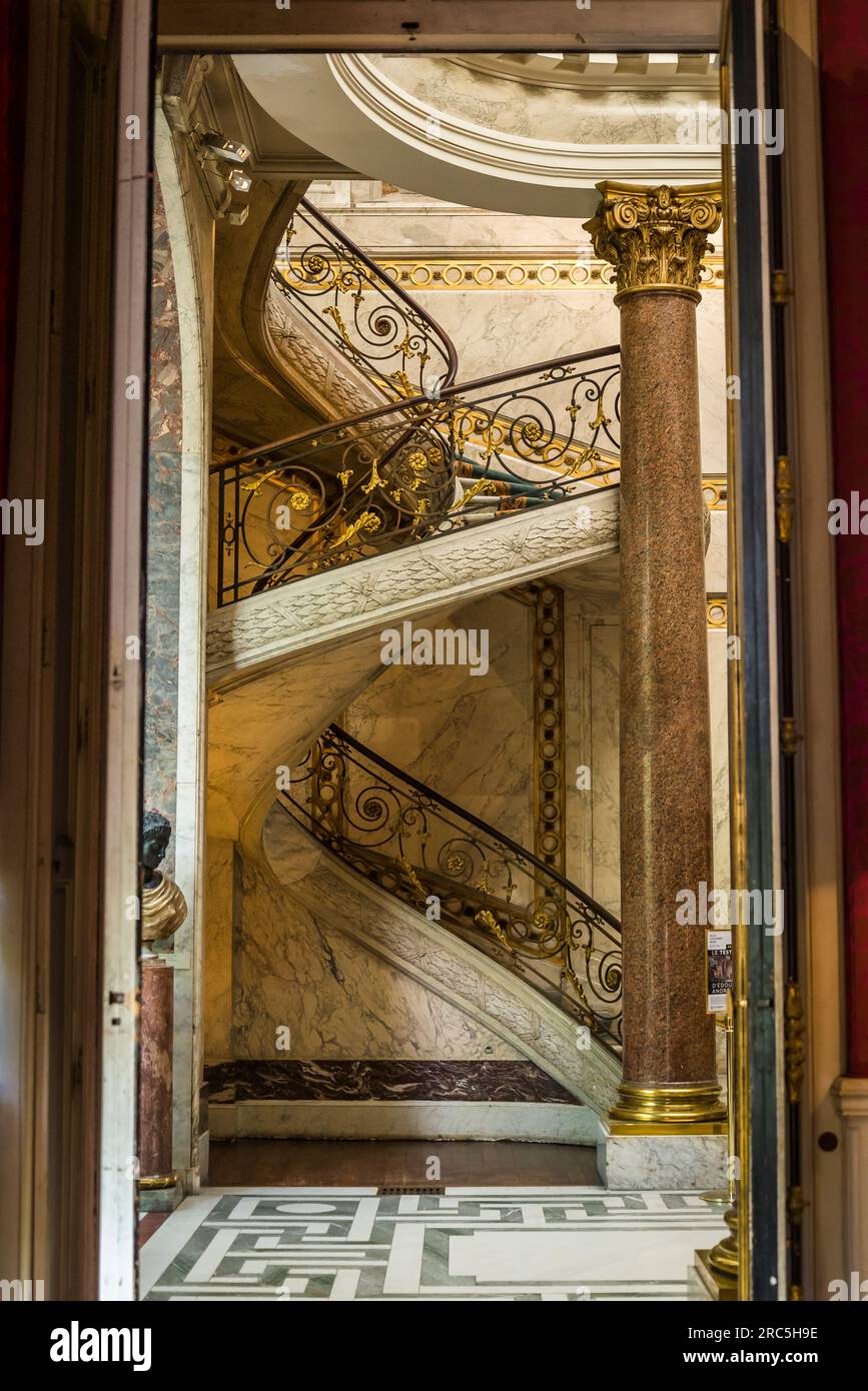 Staircase, Jacquemart-André Museum, a private museum in the 8th ...