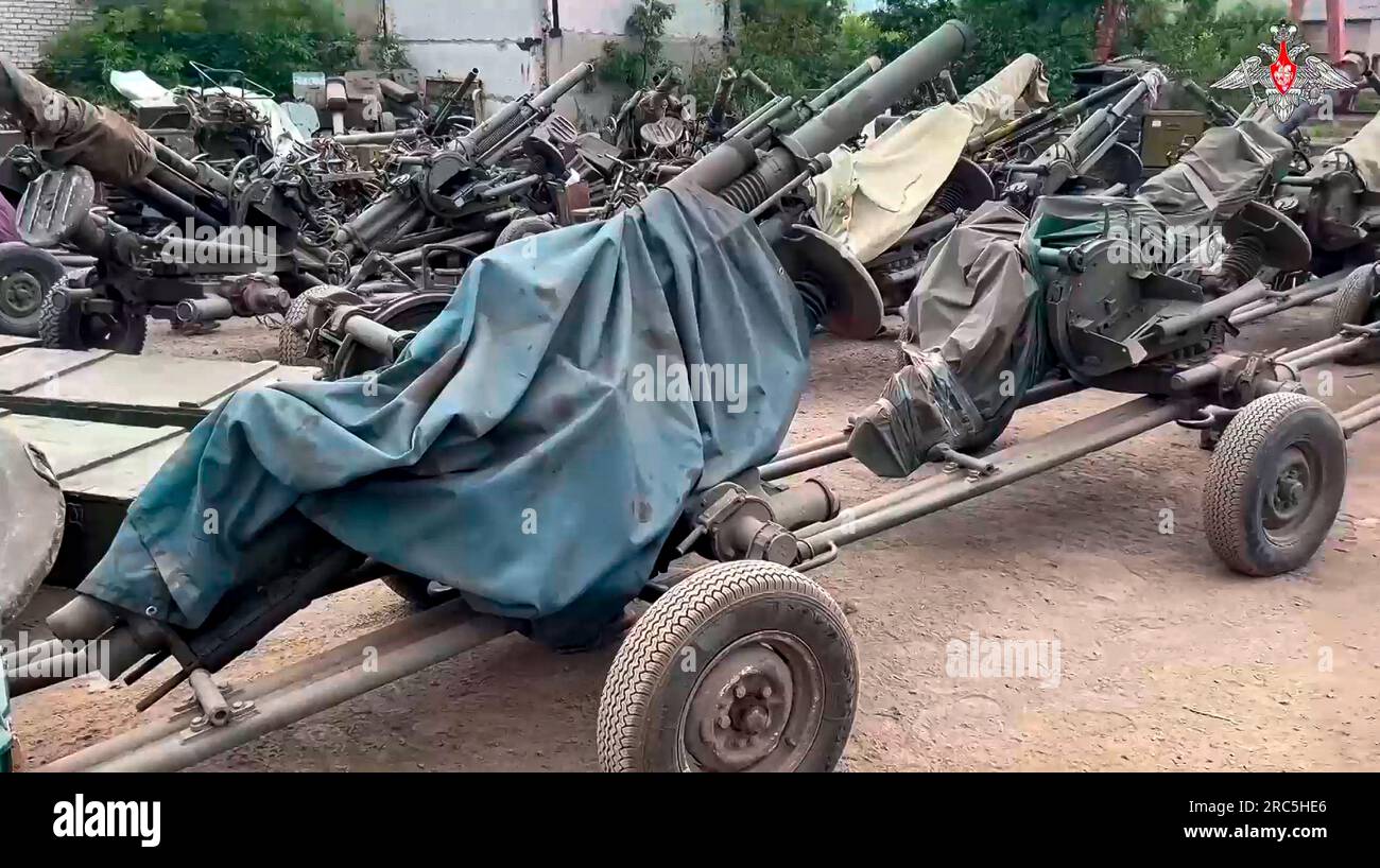 In this photo released by Russian Defense Ministry Press Service on ...