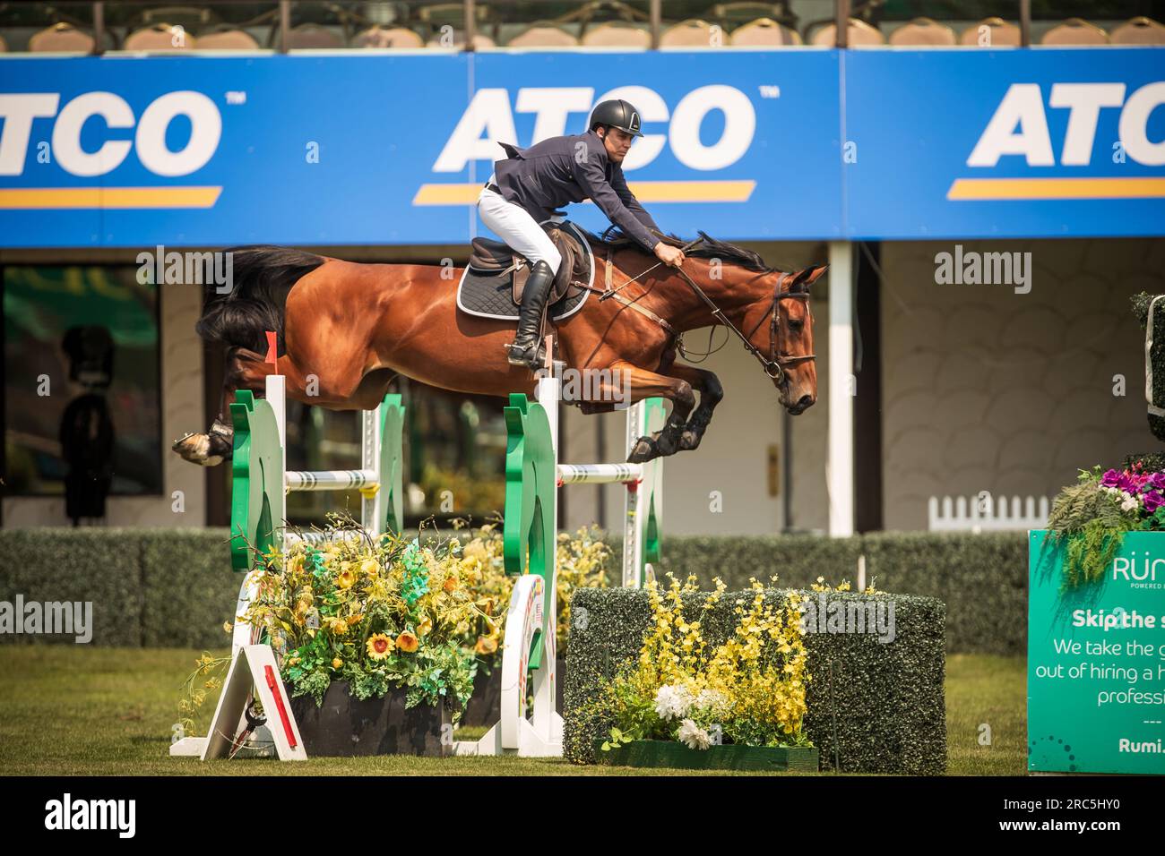 Santiago Lambre of Brazil competes in the Rolex North American Grand ...