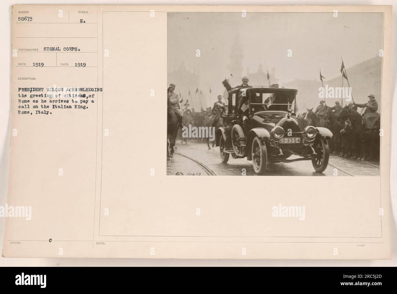 American presence in rome during ww1 hi-res stock photography and ...