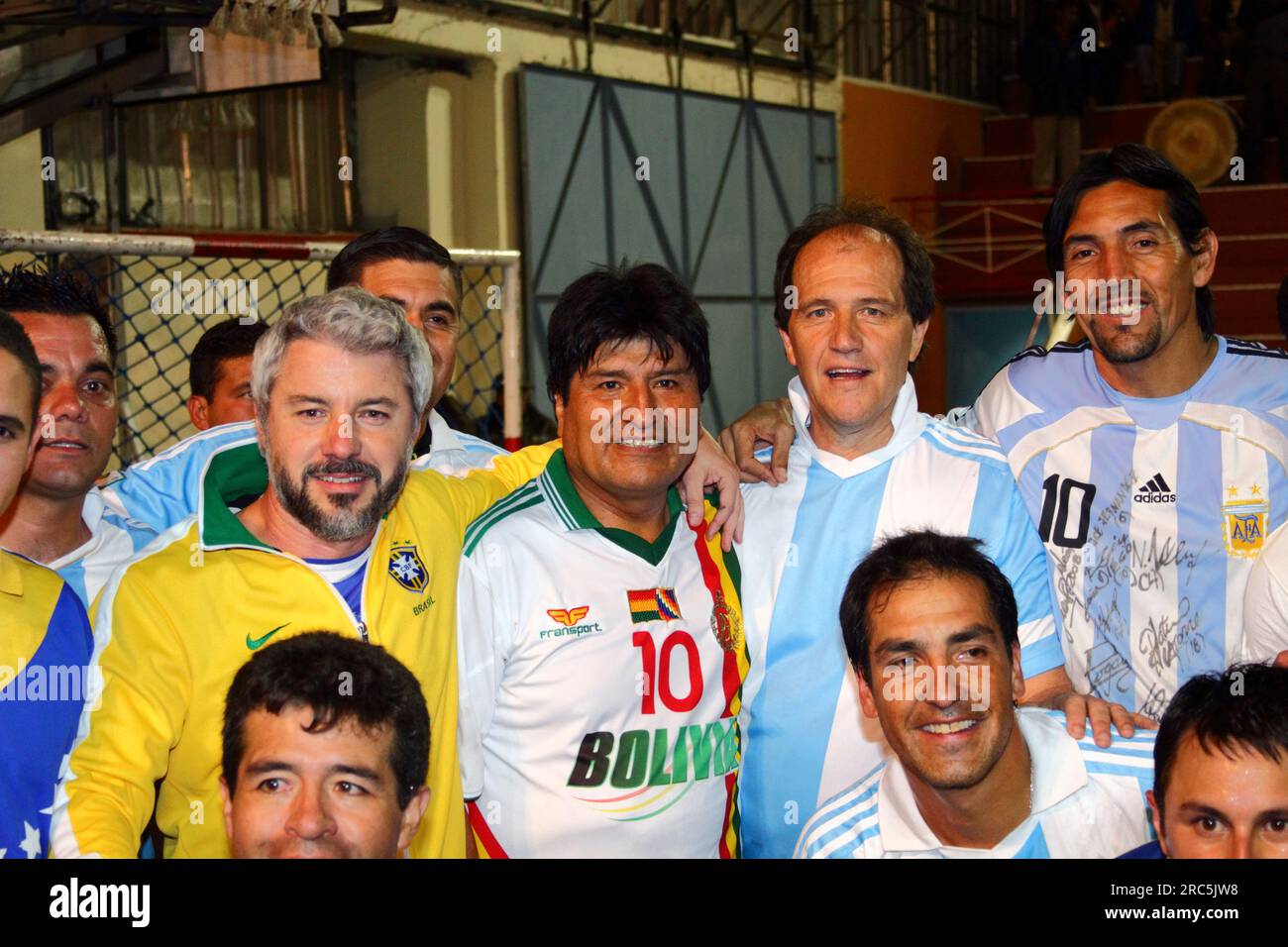 LA PAZ, BOLIVIA, 30th October 2012. Bolivian president Evo Morales (10 ...