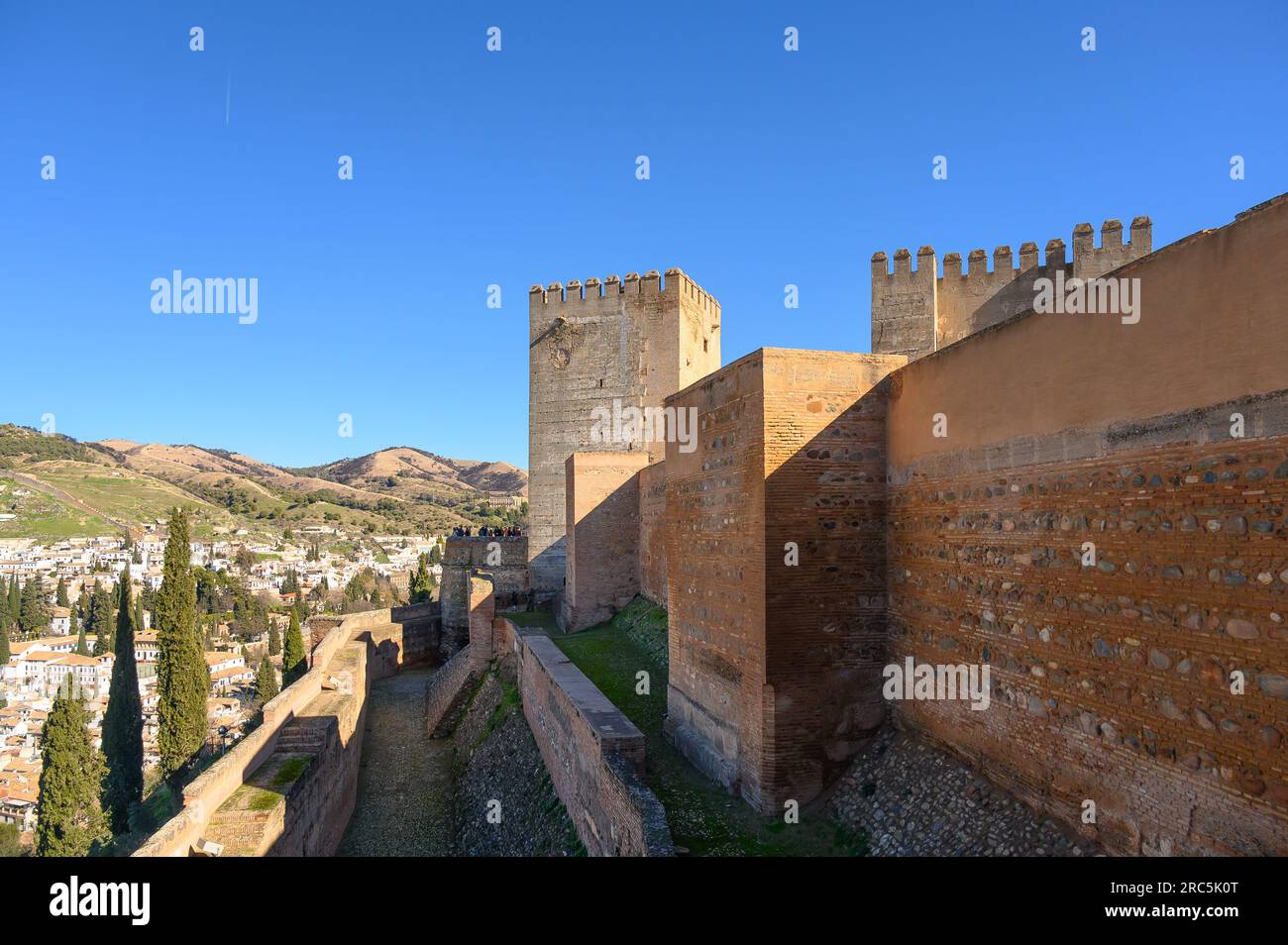 Alhambra Palace Architecture, Granada, Spain Stock Photo - Alamy