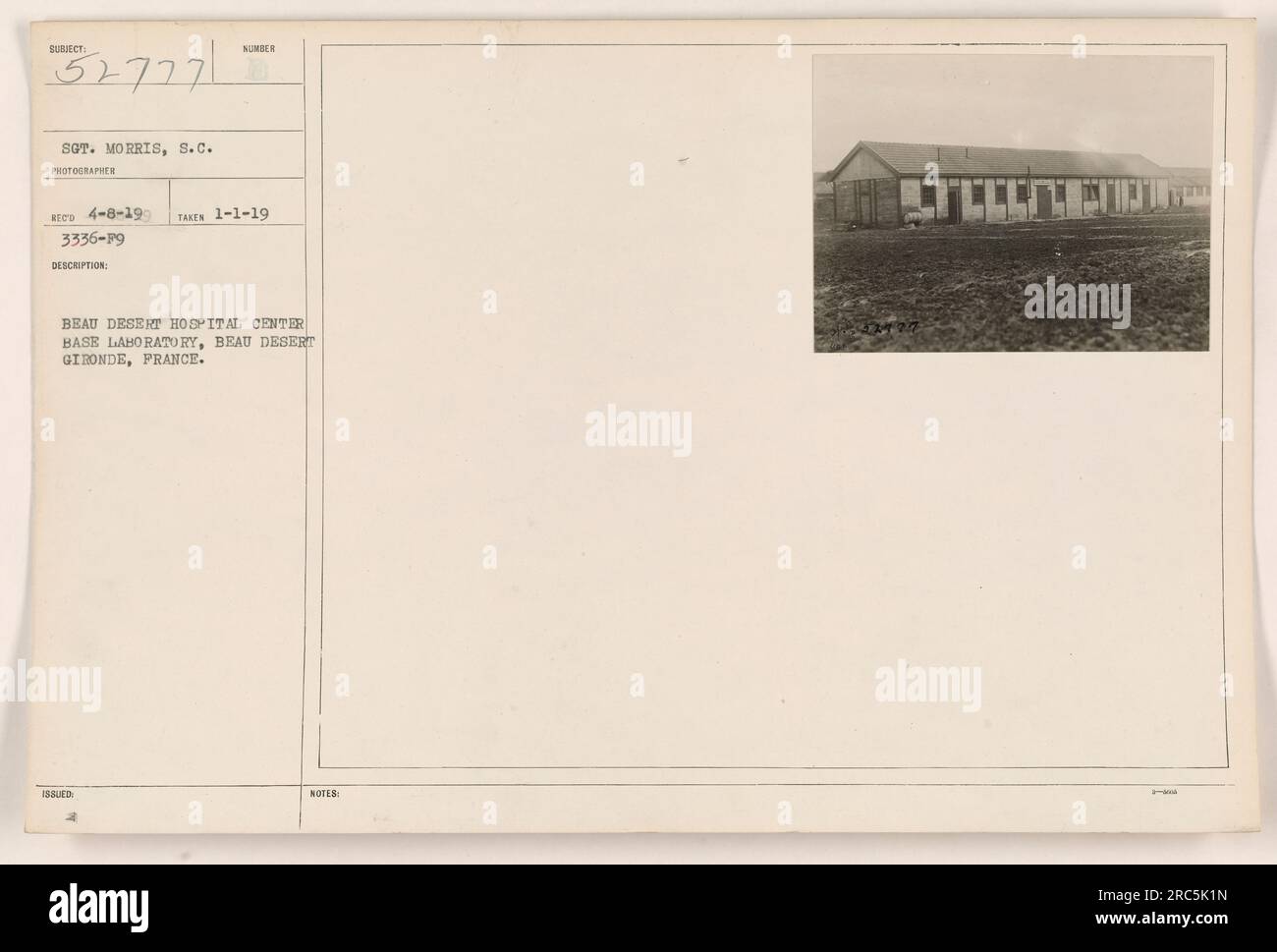 Beau desert base hospital center hi-res stock photography and images ...