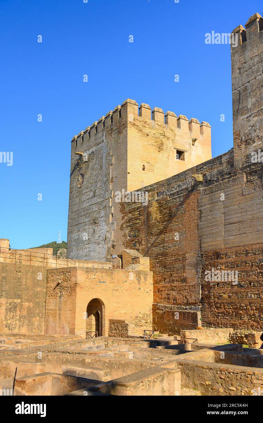 Alhambra Palace Architecture, Granada, Spain Stock Photo - Alamy
