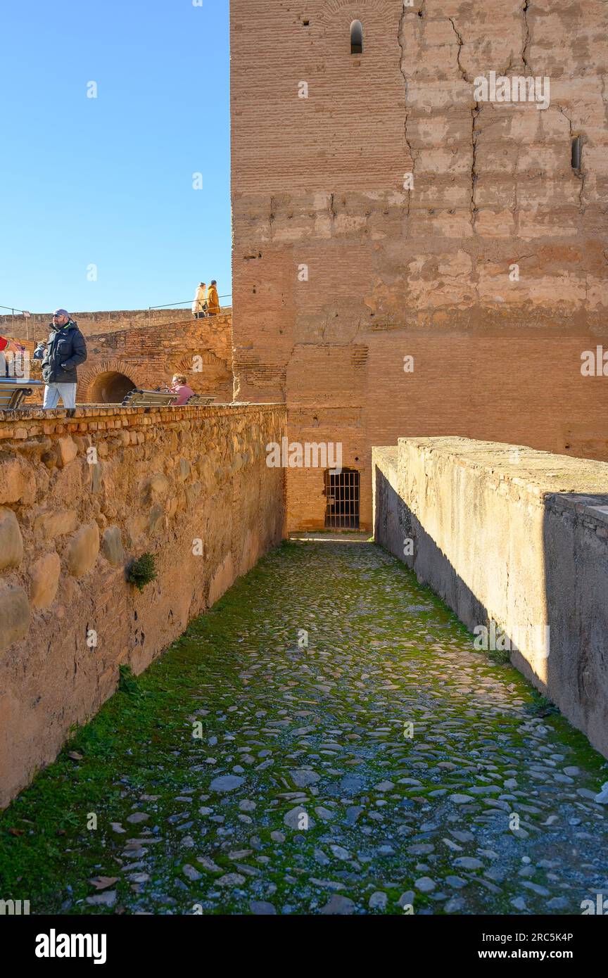 Alhambra Palace Architecture, Granada, Spain Stock Photo - Alamy