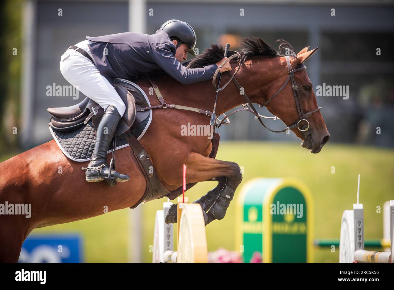 Santiago Lambre of Brazil competes in the Rolex North American Grand ...