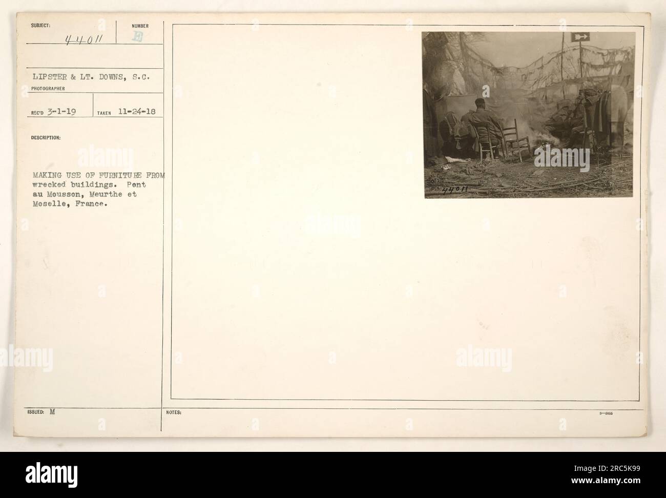 Two soldiers, Lipster and Lt. Downs, are seen in a photograph taken on ...
