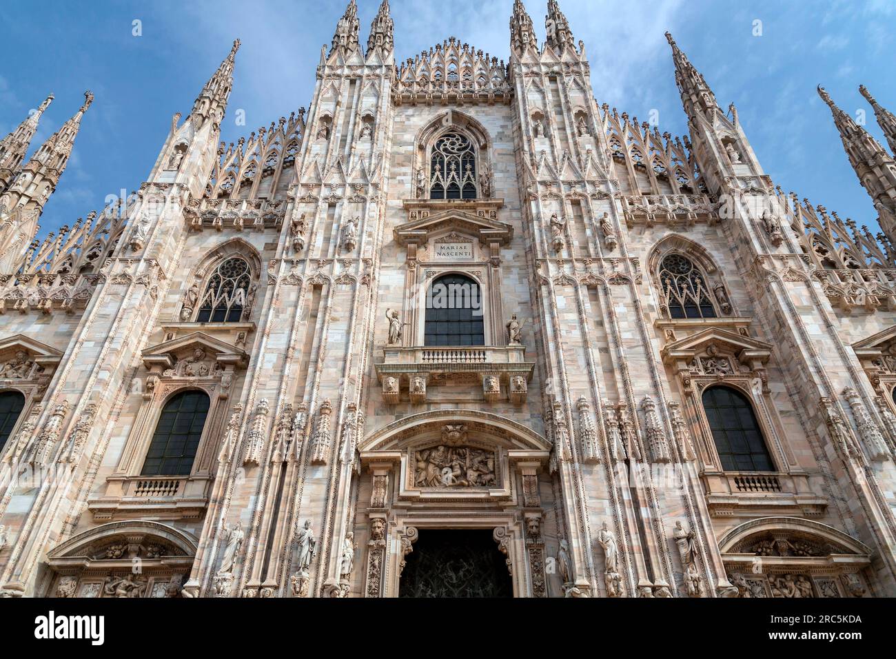 The Milan Cathedral (Italian: Duomo di Milano, Lombard: Domm de Milan ...