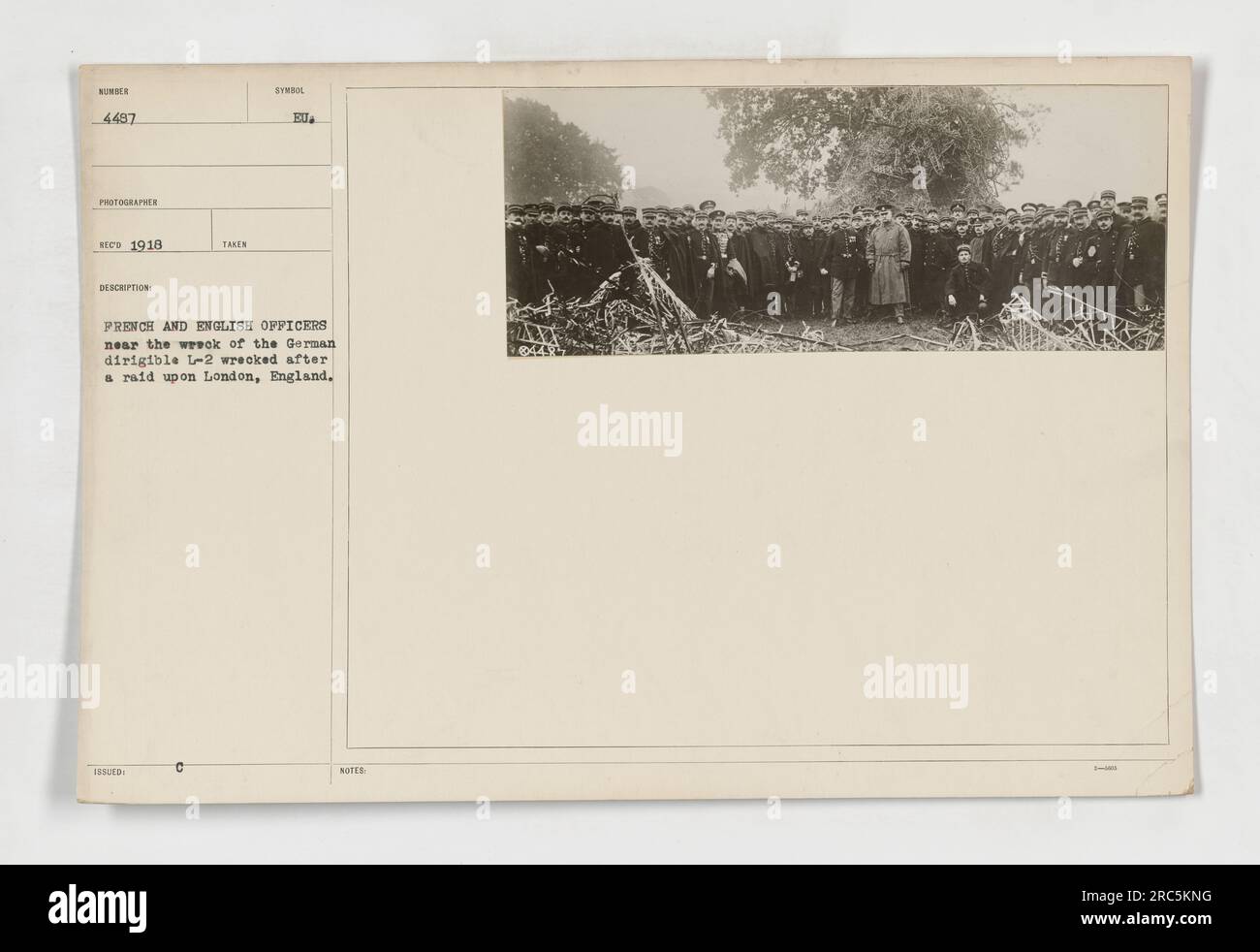 England 1918 world war raid on london by german hi-res stock ...