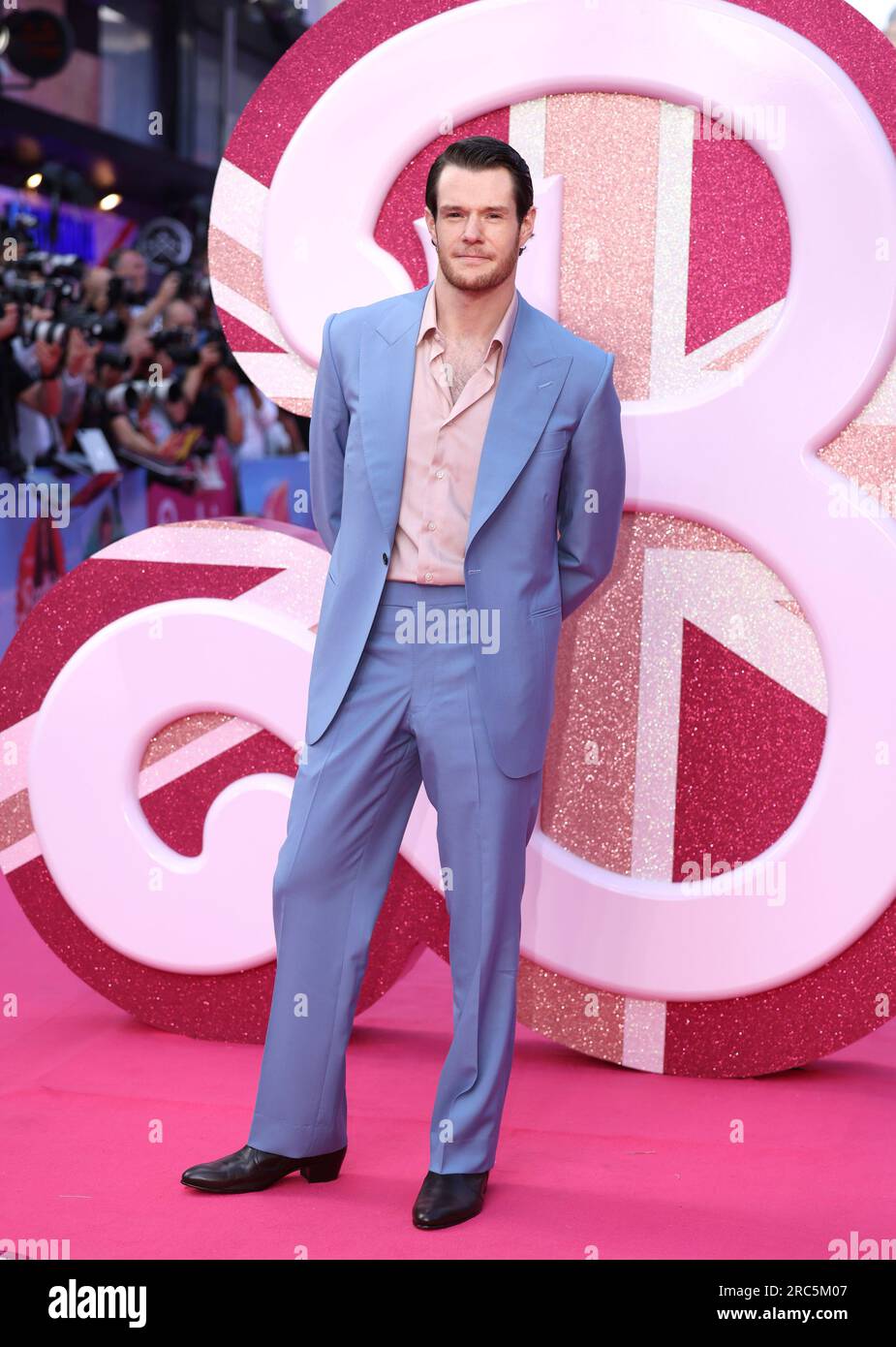Connor Swindells poses for photographers upon arrival at the premiere ...